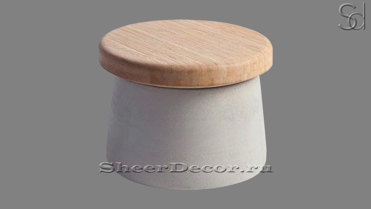 Скамейка Olma Classic из архитектурного бетона Grey C6 серый 140344932